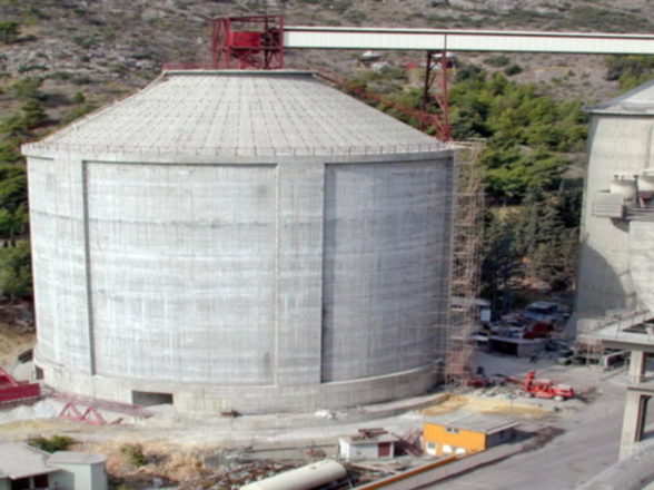 Silo Reinforcement with Post-Tensioning Method | İntaç